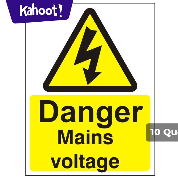Electricity - Kahoot! Quiz