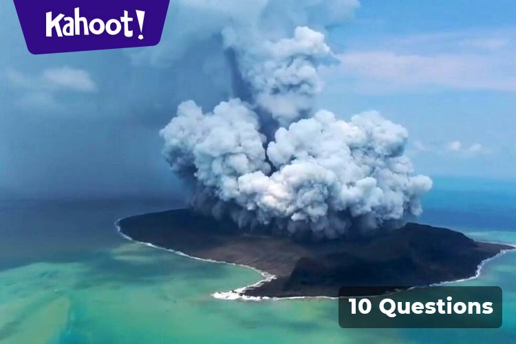 Tonga Tsunami and Volcano. QUIZ - Kahoot! Quiz