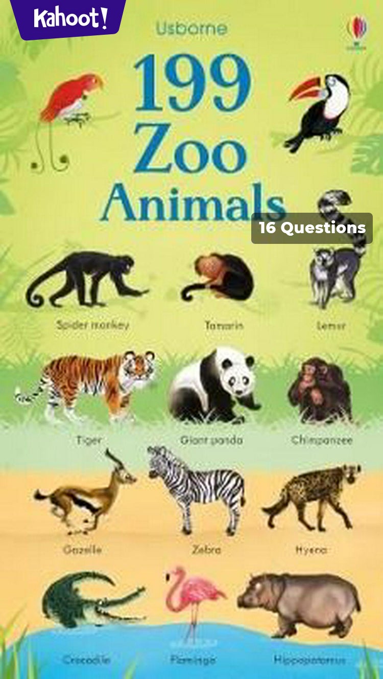 Ti piacciono gli animali dello zoo? - Kahoot! Quiz