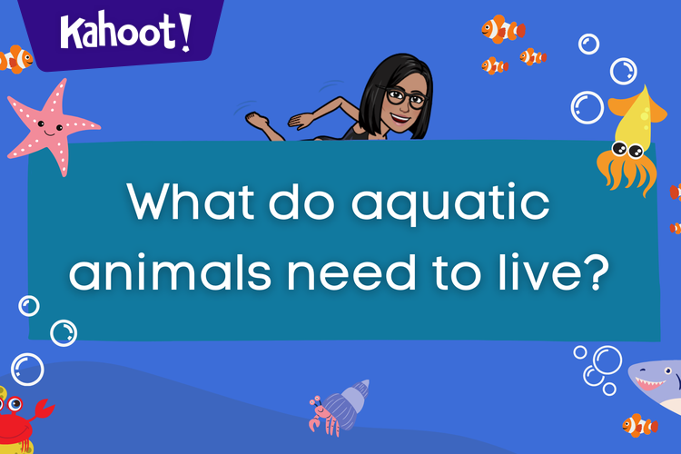 What do aquatic animals need to live? - Kahoot! Quiz