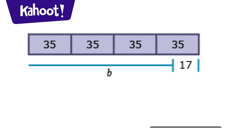 Multiplication Strip Diagrams - Kahoot! Quiz