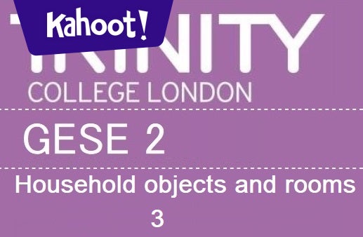 Household objects and rooms 3 - Kahoot! Quiz