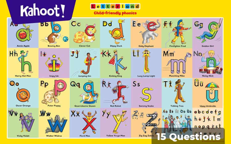 CVC - Short Vowel Phonics review - Kahoot! Quiz