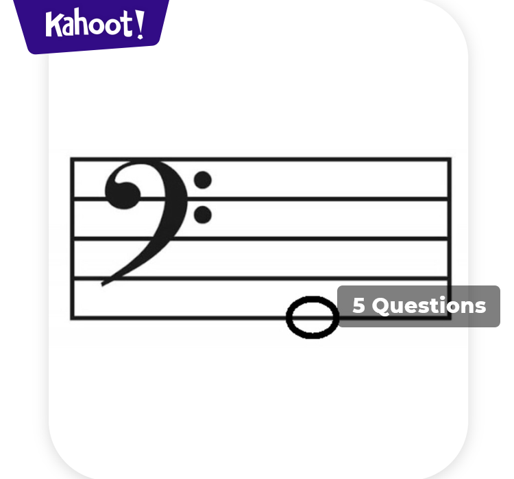 Bass Clef: Lines - Kahoot! Quiz