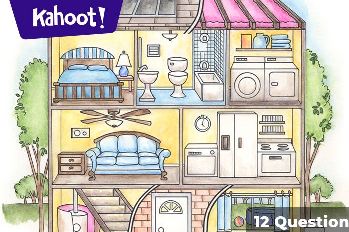 Rooms in the house - Kahoot! Quiz