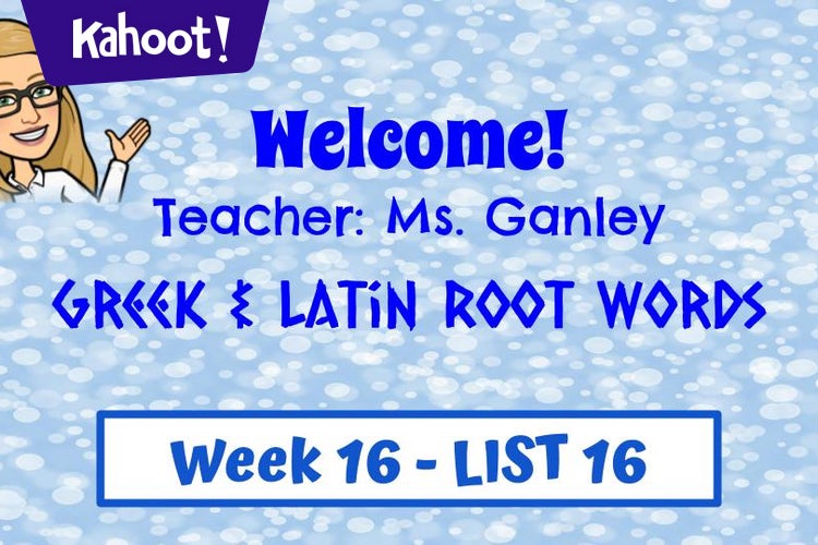 List #16 - Kahoot! Quiz