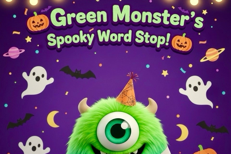 🎃Green Monster’s Spooky Word Stop!👻 - Kahoot! Quiz