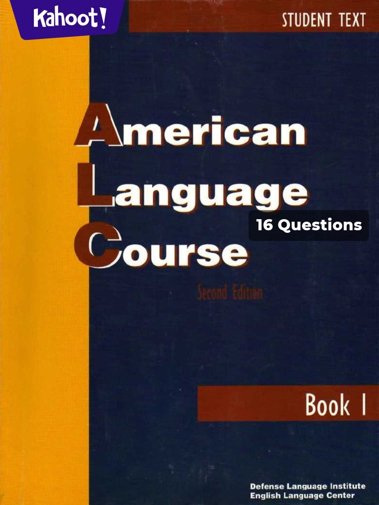 ALC Book 6, Lesson 2 (BELT) - Kahoot! Quiz