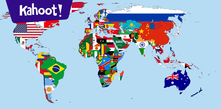 S1 Countries, Nationalities & Flags (Adv) - Kahoot! Quiz