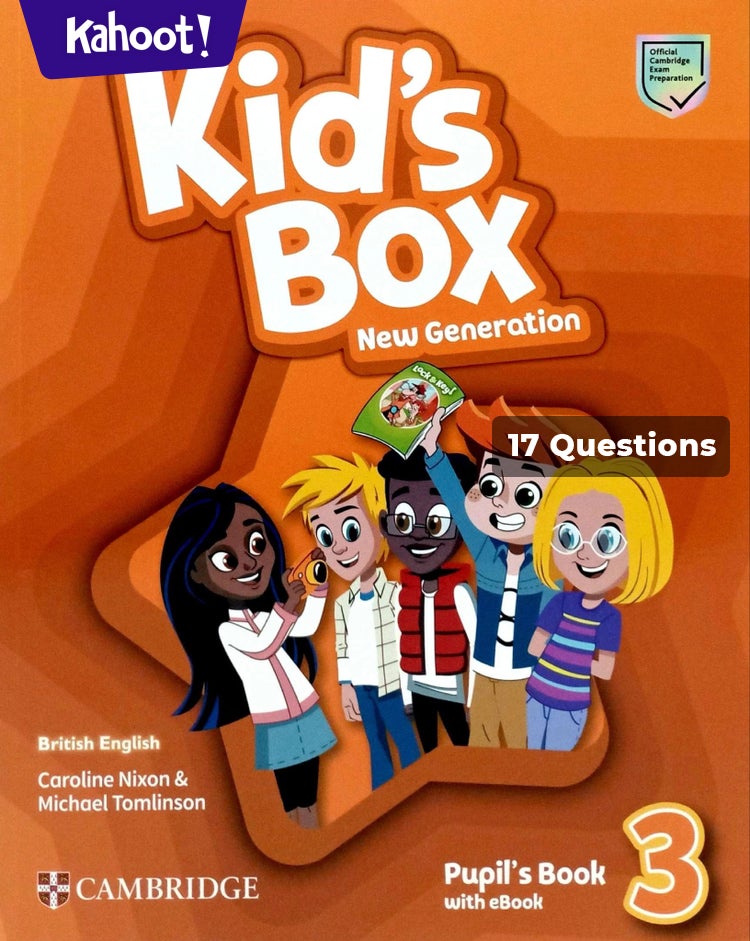 Kid’s Box 3 - Unit 1 (Part 3) - Kahoot! Quiz