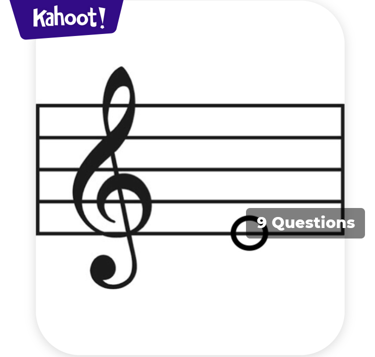 Treble Clef Notes - Kahoot! Quiz