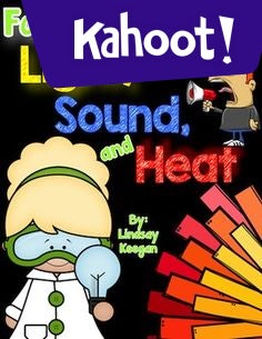 Heat, Light, and Sound Energy 2nd Grade - Kahoot! Quiz