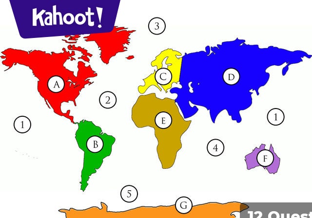 Basic Geography Map Practice - Kahoot! Quiz