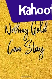 The Outsiders -chapters 11 and 12 - PACE - ELA - Kahoot! Quiz