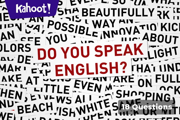Learning English! - Kahoot! Quiz