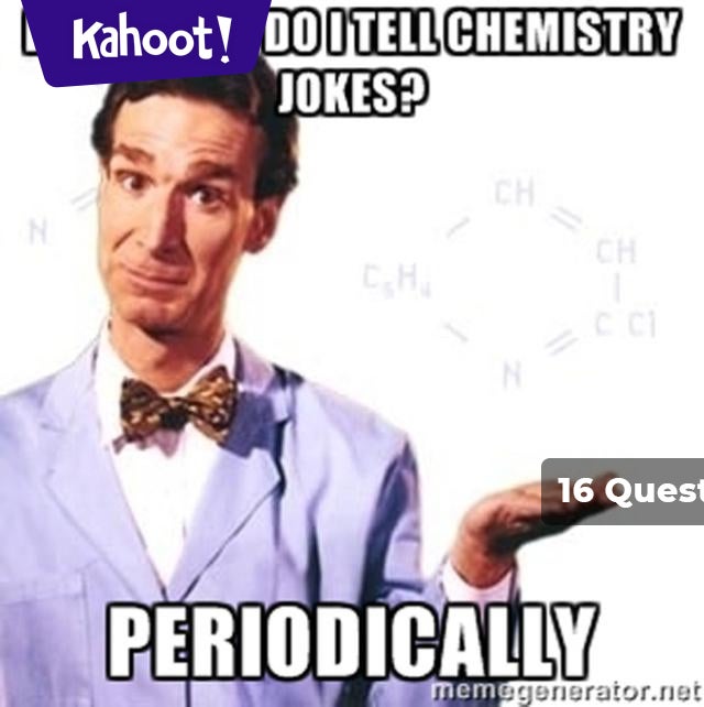 Intro to Chemistry - Kahoot! Quiz