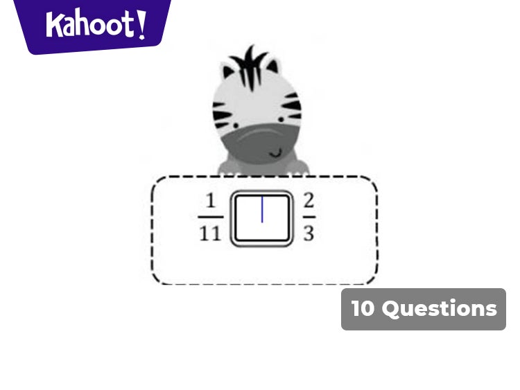 Comparing Fractions - Kahoot! Quiz