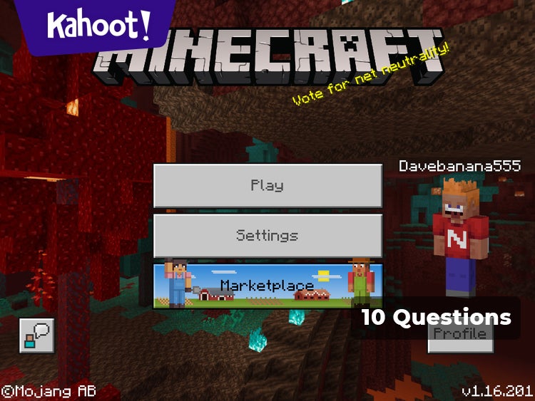 Minecraft Quiz part2 - Kahoot! Quiz
