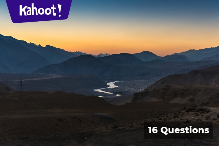 Landforms and bodies of water - Kahoot! Quiz