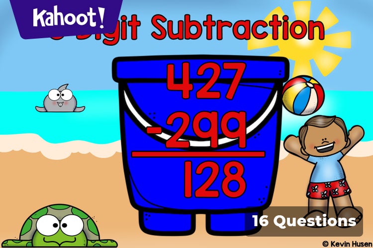 3 Digit Subtraction (May/June 2nd Grade Math Kahoot!) Second Grade ...