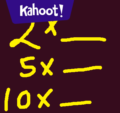 Multiplication 2, 5, 10 - Kahoot! Quiz