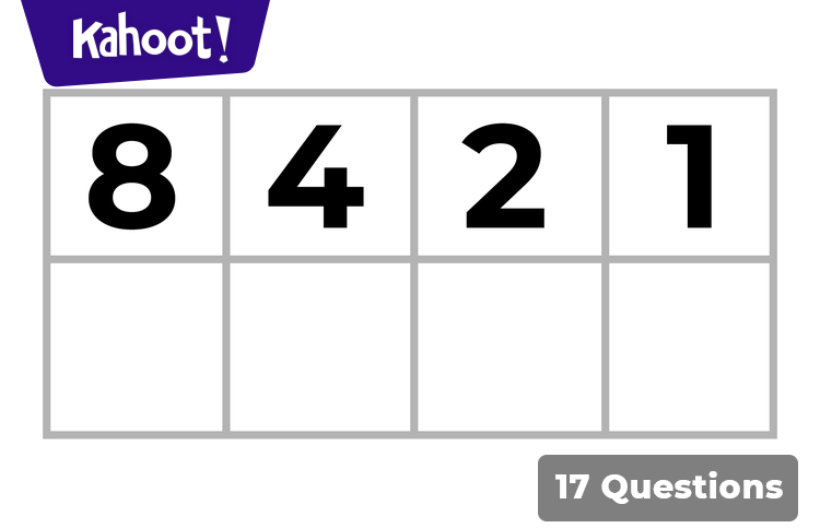 Decimal to Binary Conversion Practice (0-16) - Kahoot! Quiz
